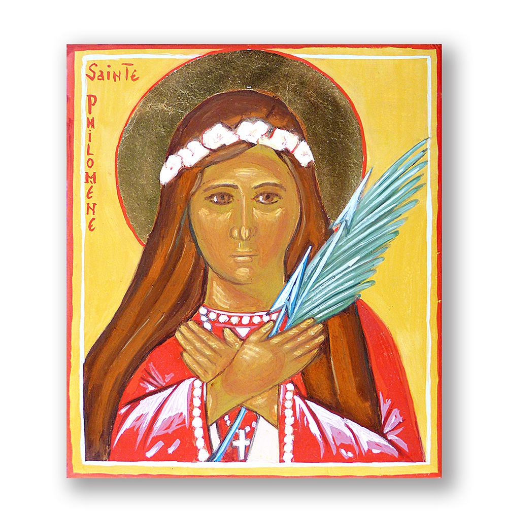 Sainte Philomène - Atelier d'iconographie Saint Thomas Atelier d ...