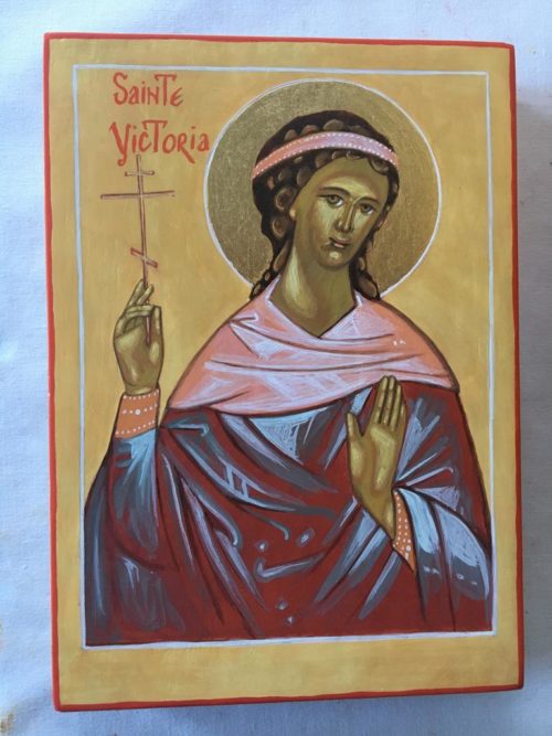Sainte Victoria, Sainte Victoire - Atelier d'iconographie Saint Thomas ...